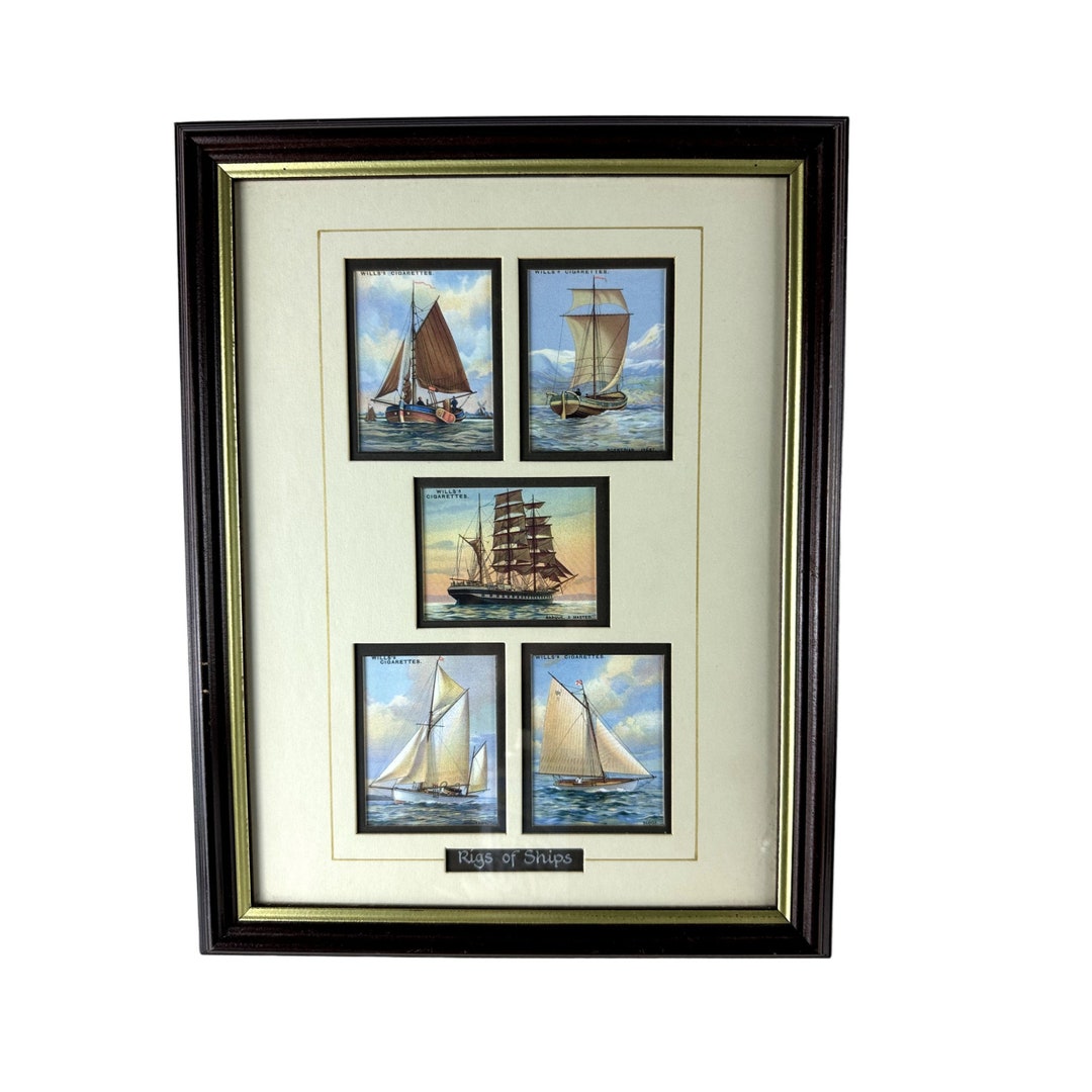 VTG Rigs of Ships Wills Cigarette Reissued Cards Printed in Great ...