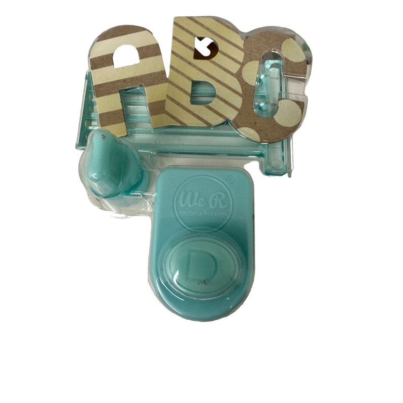 We R Memory Keepers Mini Alphabet Punch Board American Crafts NIB - Etsy