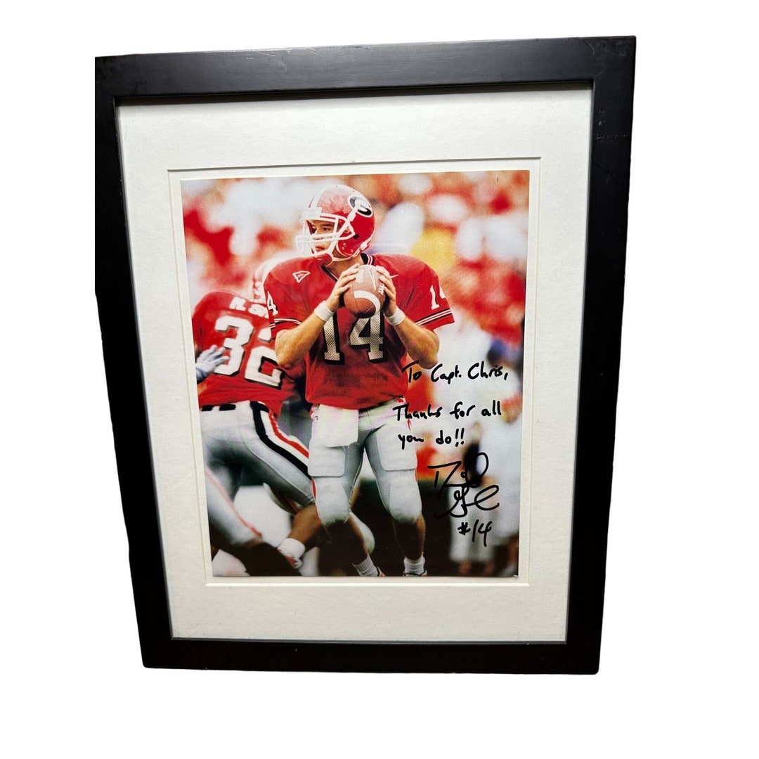 Georgia University Bulldogs Football Signed Photograph of David Greene ...