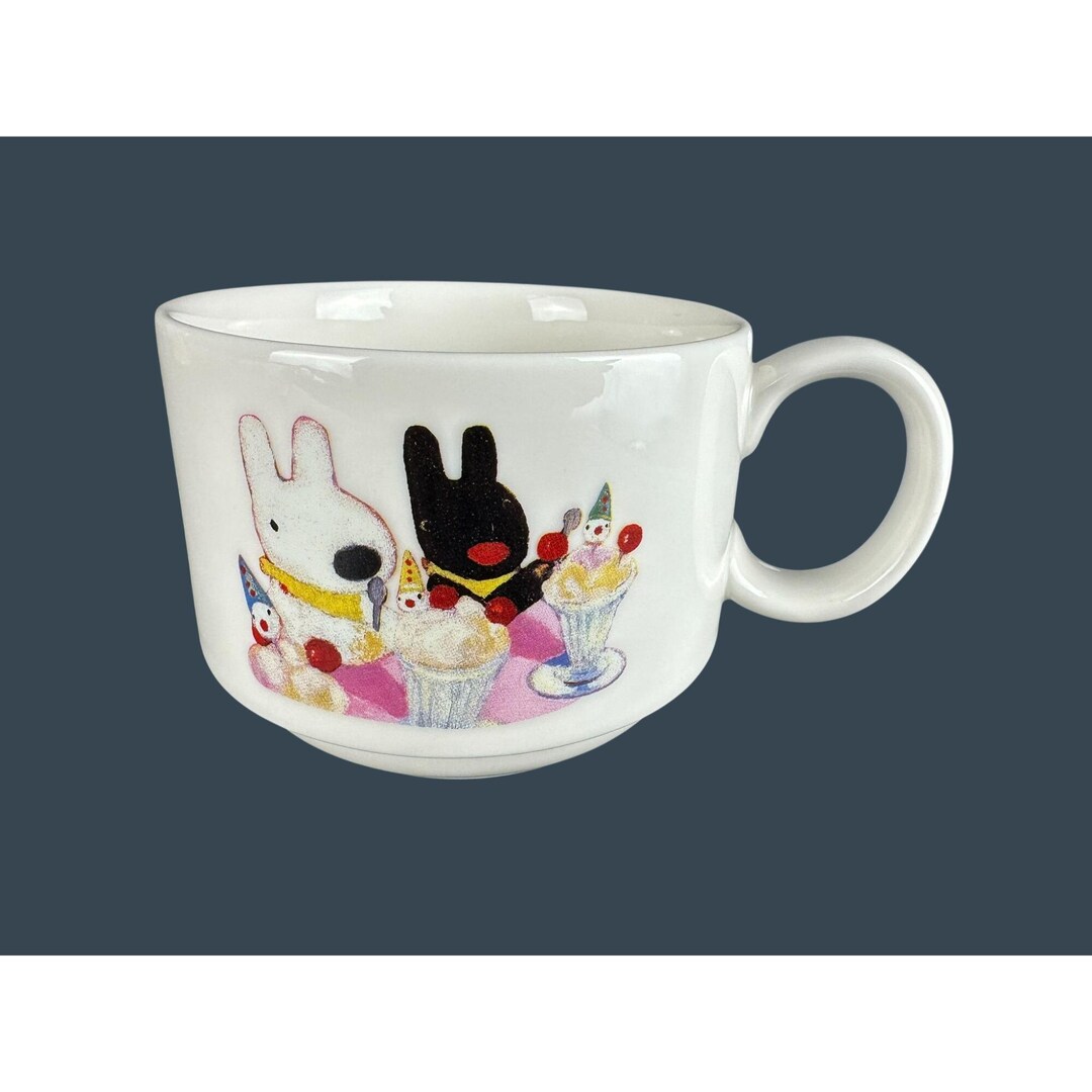 Gaspard Et Lisa Ceramic Mug Dogs Design Party White Porcelain Book ...