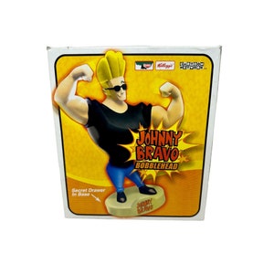 Johnny Bravo 2002 Cartoon Network Rare Bobblehead Kelloggs Keebler Used ...