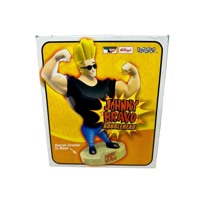 Johnny Bravo 2002 Cartoon Network Rare Bobblehead Kelloggs - Etsy