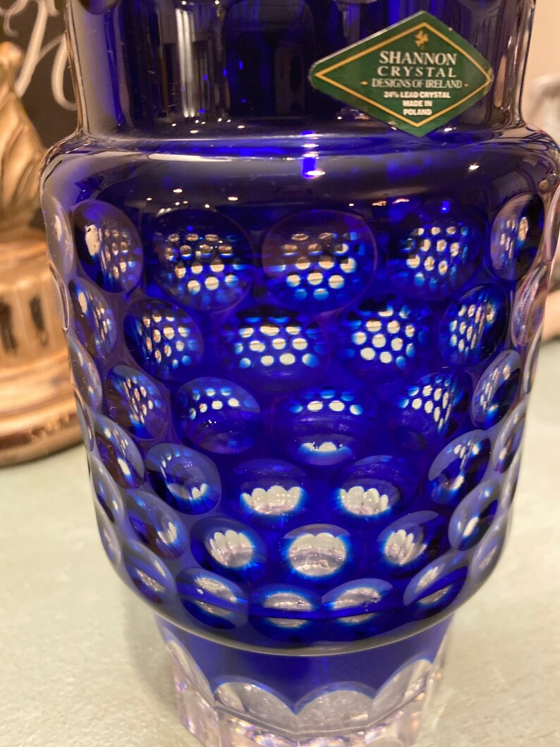 Shannon Crystal Vase Designs of Ireland Made in Poland 24% Lead Crystal ...