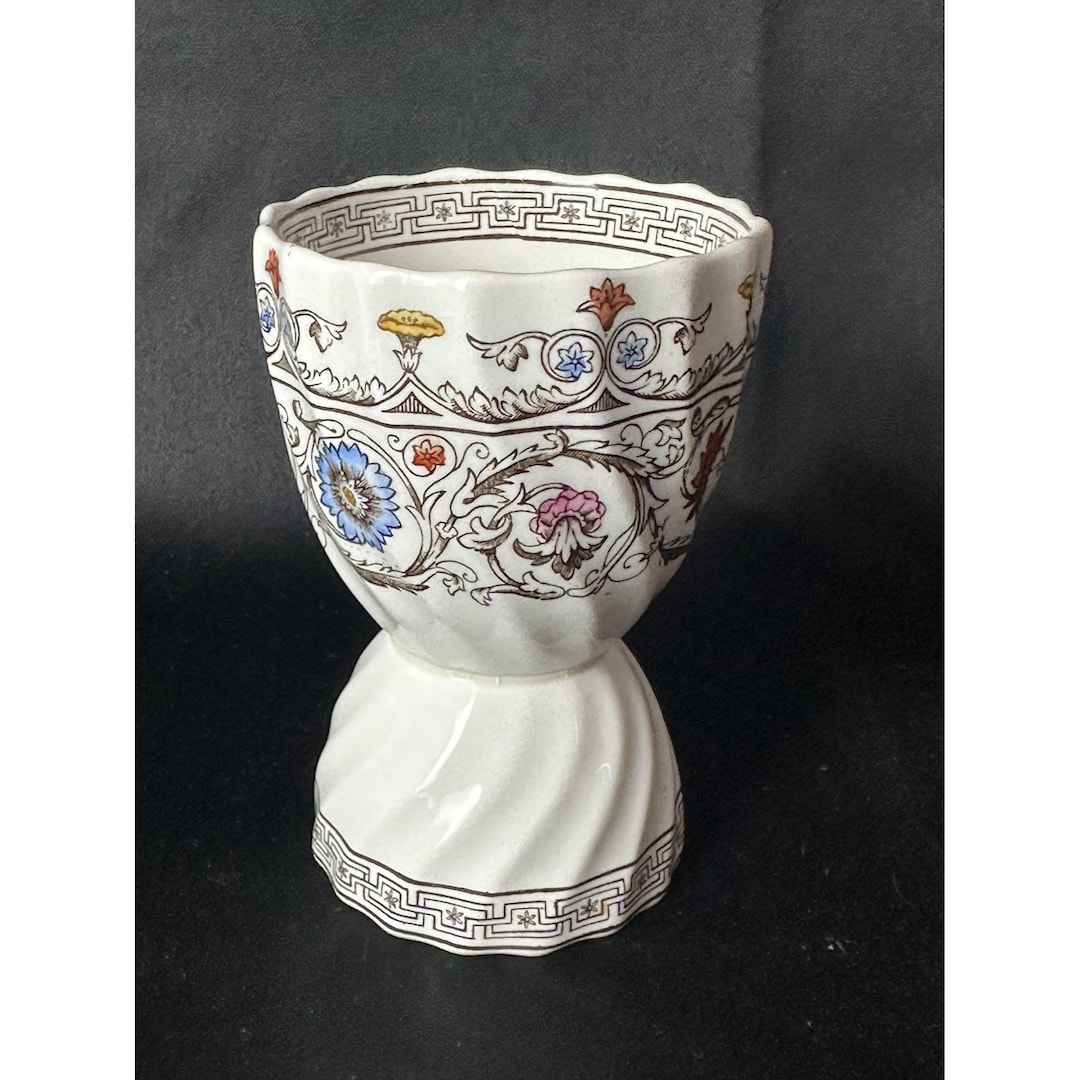 Double Egg Cup Florence by Spode Floral Design Ornate - Etsy