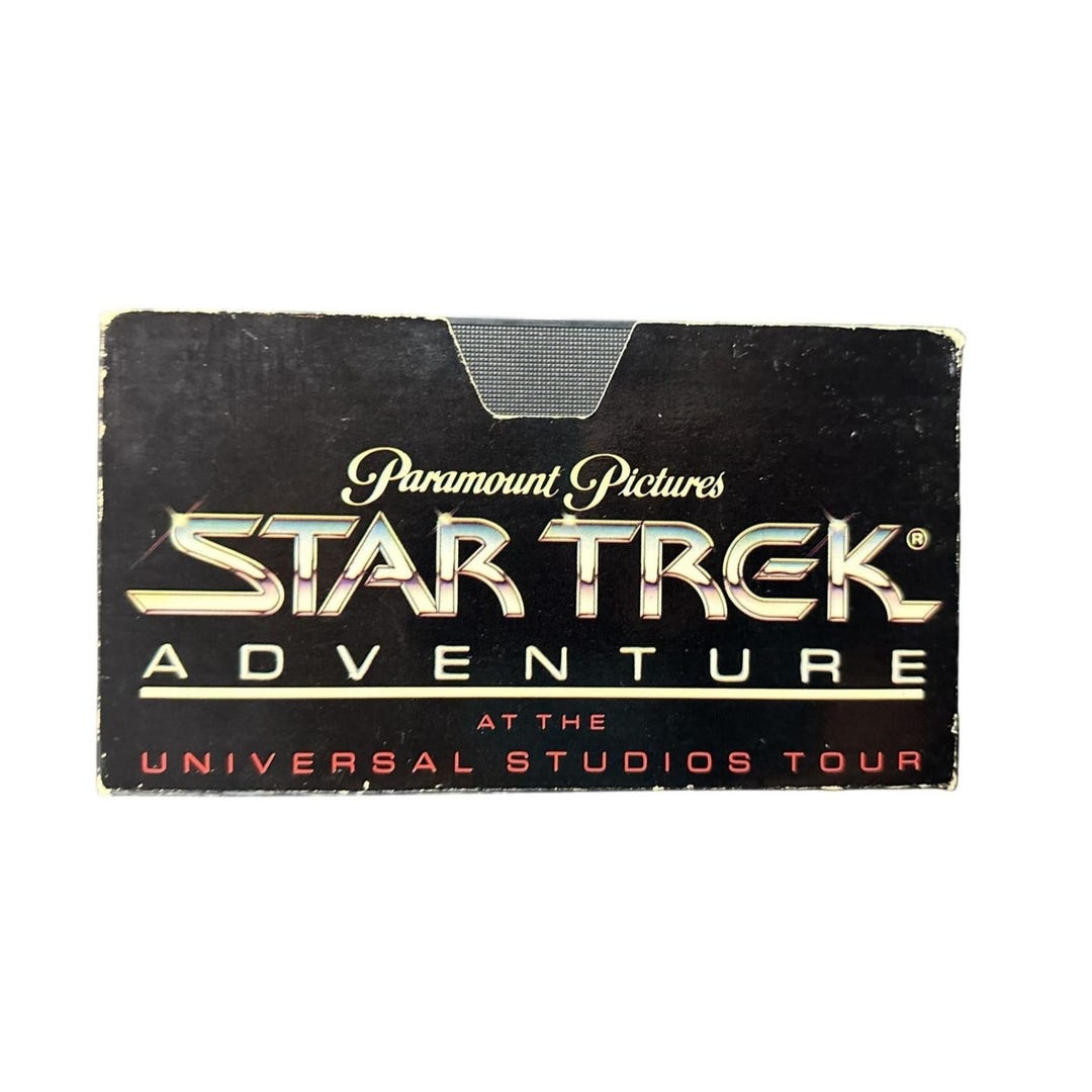 Paramount Pictures Star Trek Adventure Universal Studios Tour 1988 VHS ...