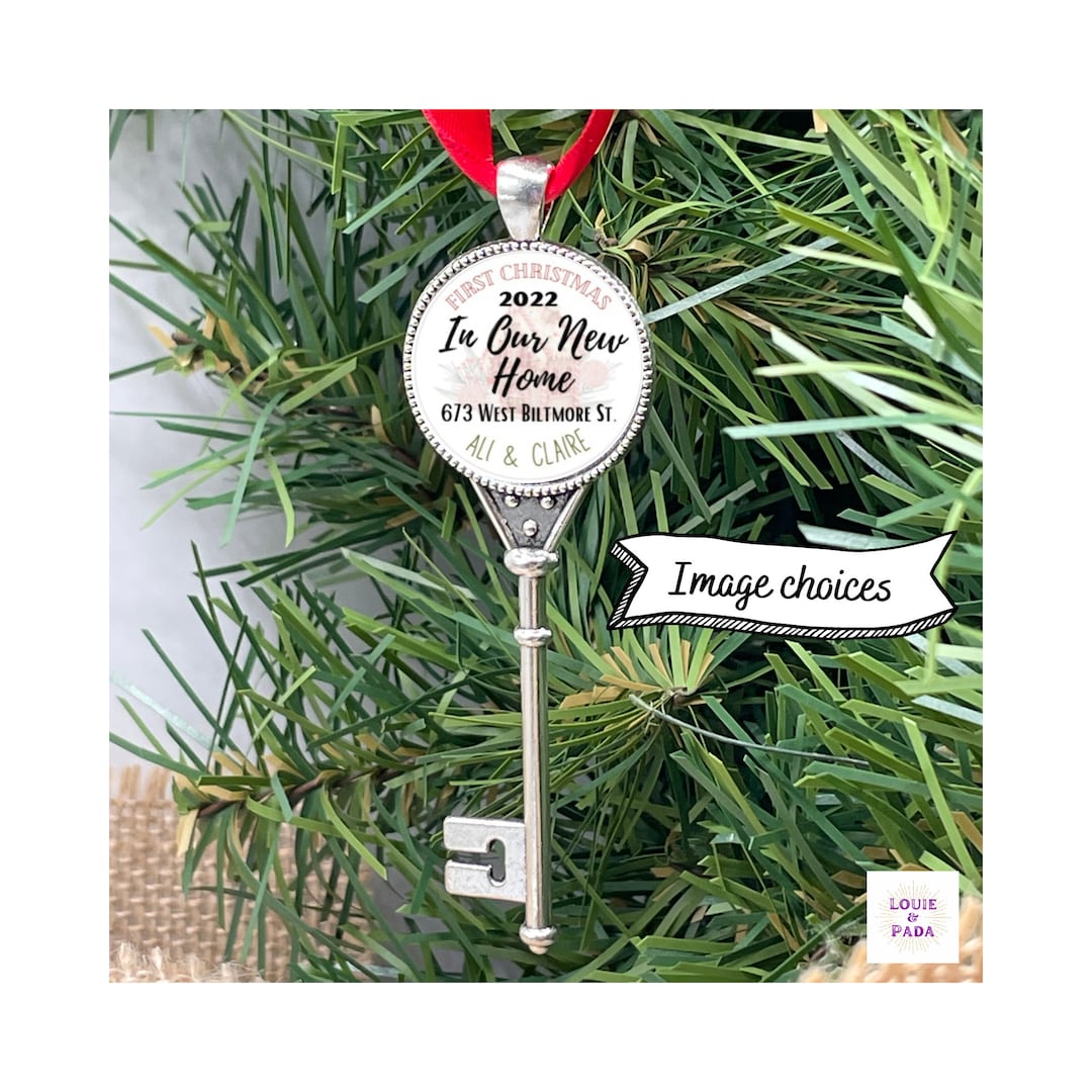 New Home Key Ornament/ Christmas in New Home/ 2022 New Home Ornament ...
