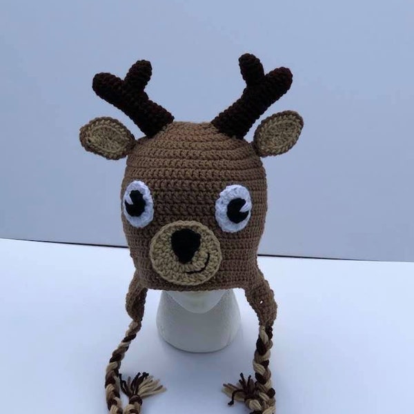Crochet Deer Hat - Etsy