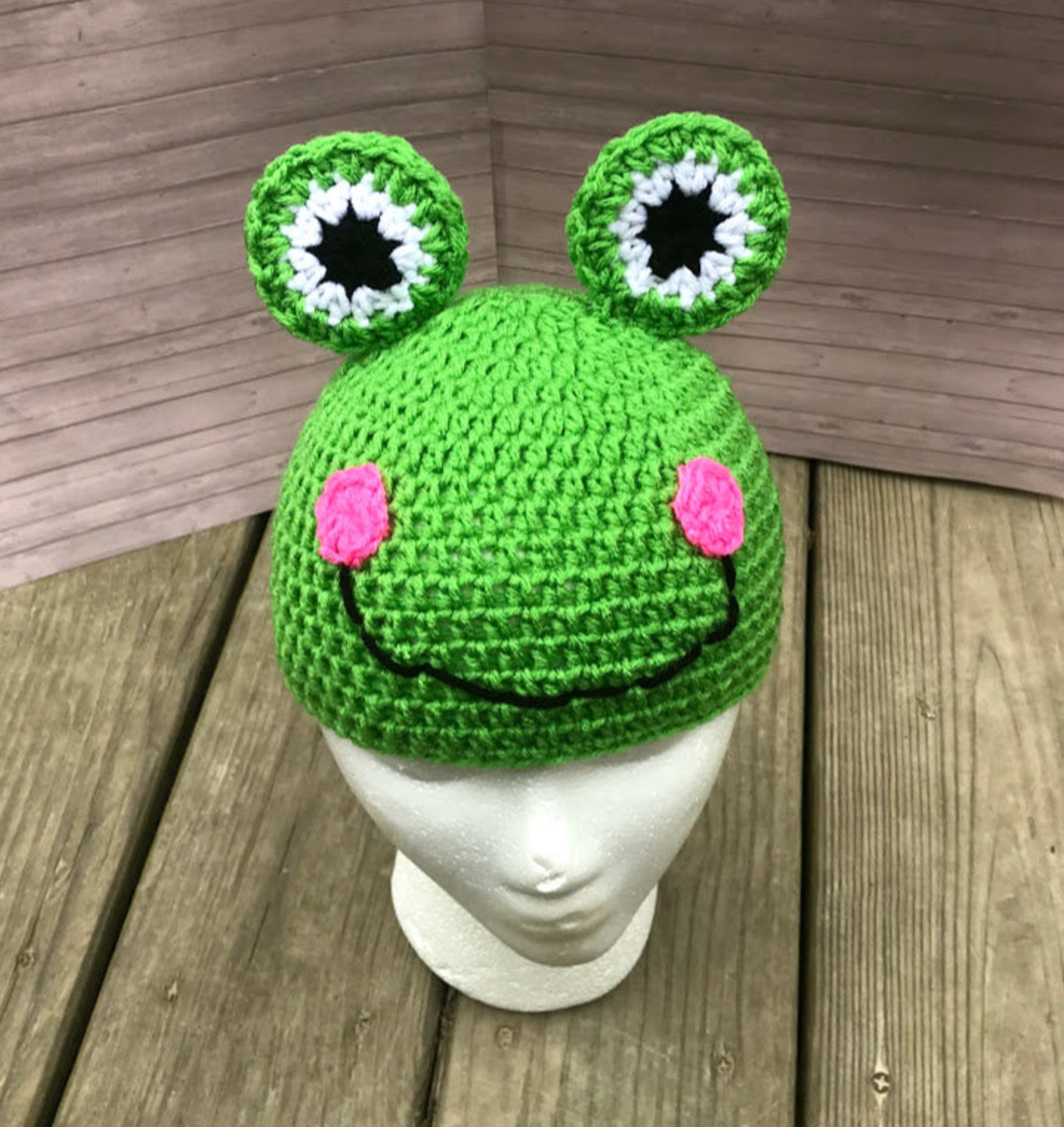 Crochet Frog Beanie Hat - Etsy
