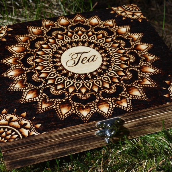 Tea Box - Etsy