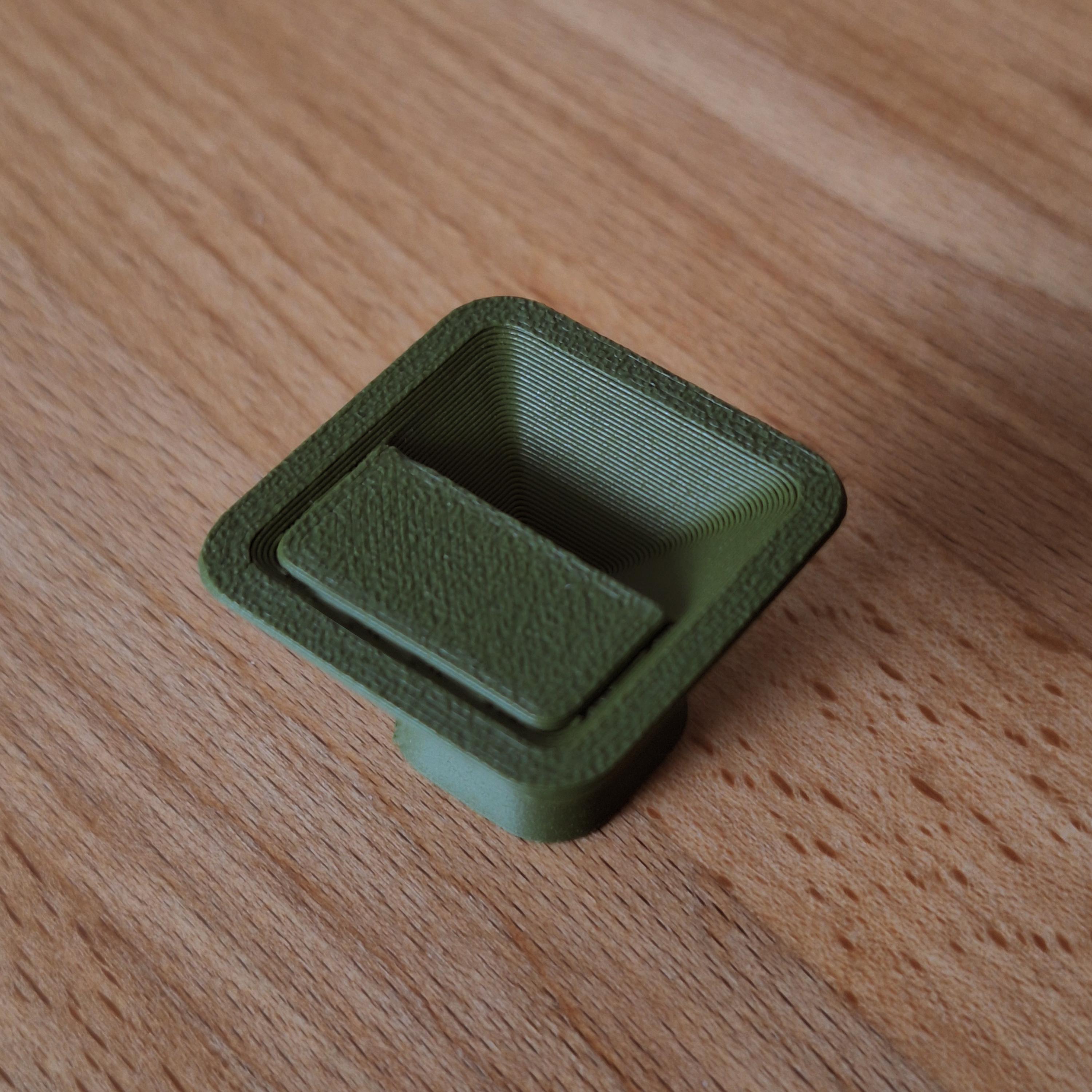 Square Minimalist 3D Printed Furniture Knob – Modern Drawer Pull With ...