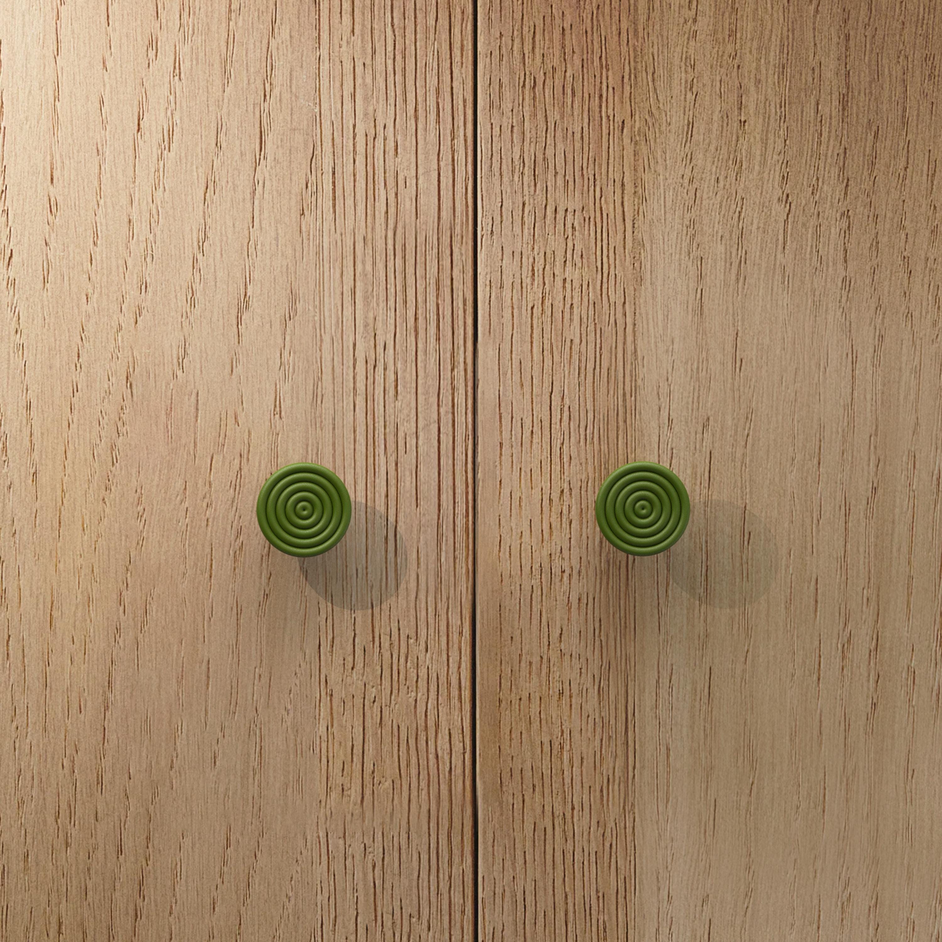 Spiral 3D Printed Furniture Knob – Modern Circular Design – DIY Cabinet ...