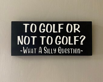 Funny Golf Sign - Etsy