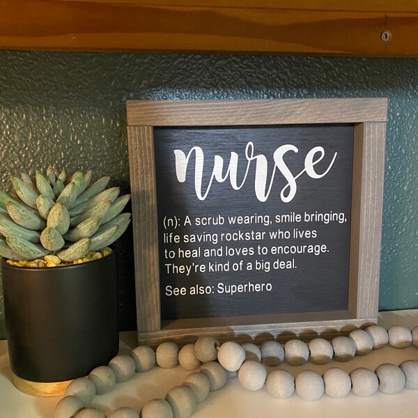 Nurse Sign - Etsy