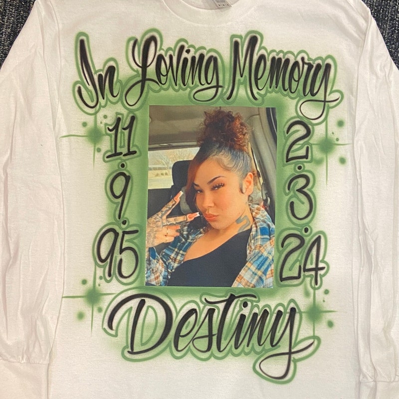 Memorial T Shirt Airbrushed - Etsy