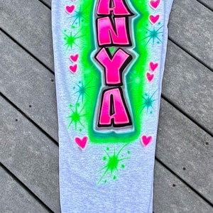 Custom Sweatpants Airbrushed With Your Name - Etsy