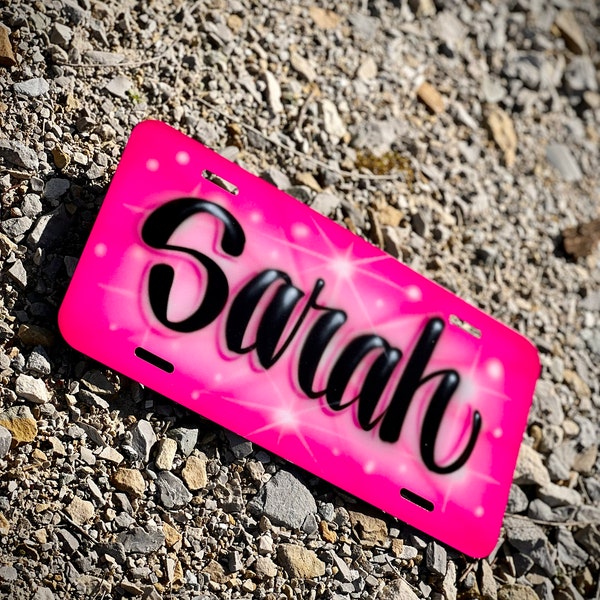 Personalized License Plate - Etsy
