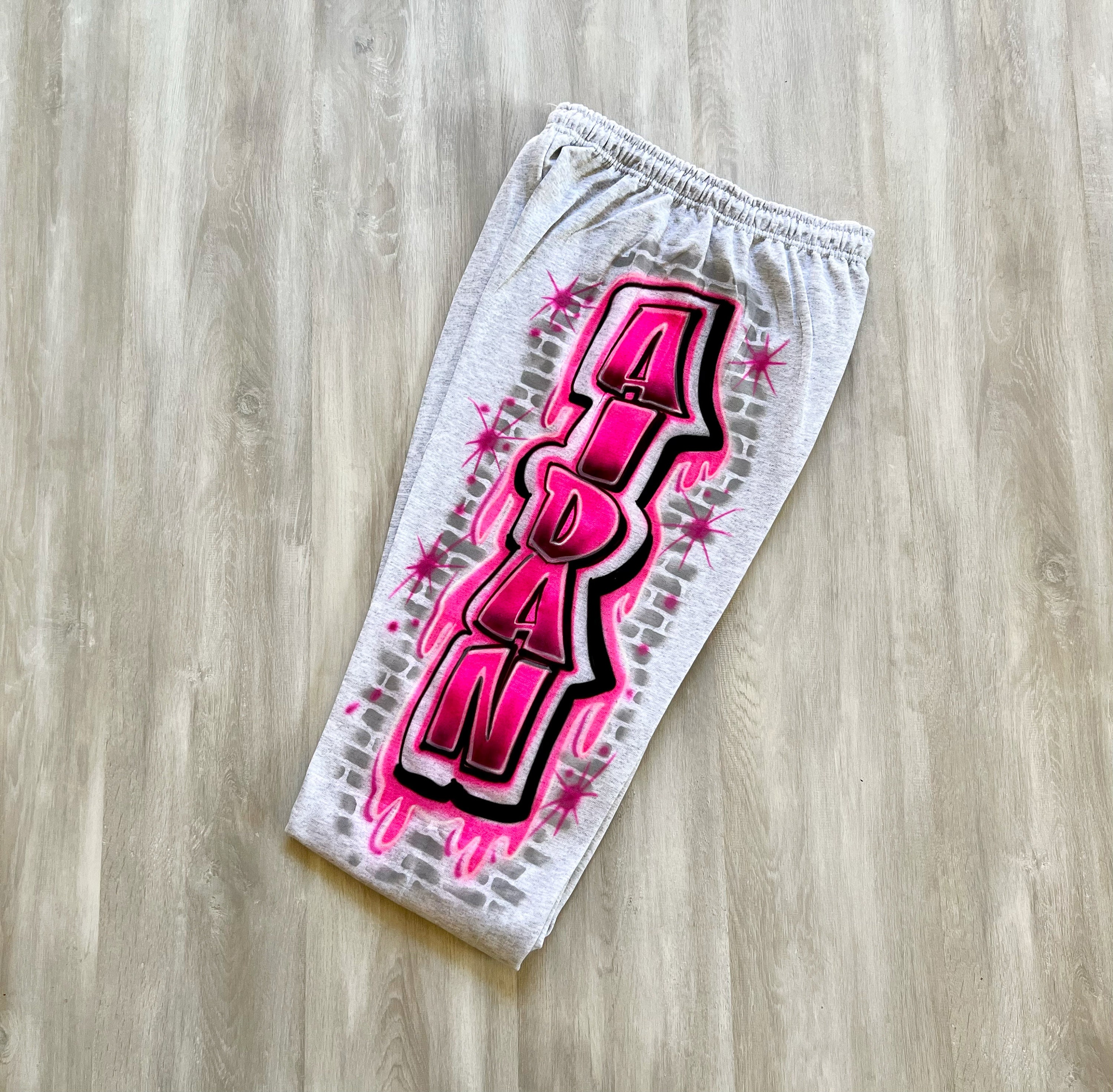 Custom Sweatpants Airbrushed With Your Name - Etsy
