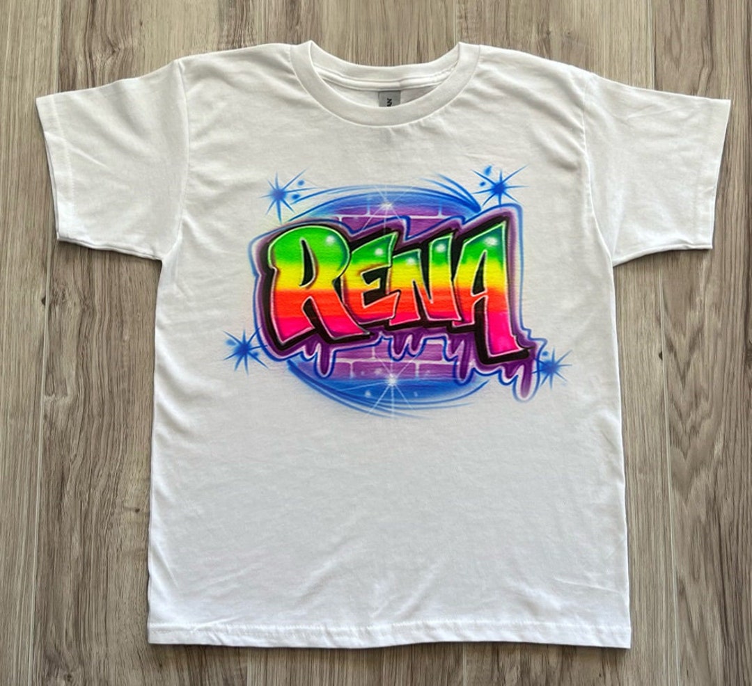 Glow in the Dark Airbrushed T Shirt | Airbrush Shirt | Airbrush Shirts ...