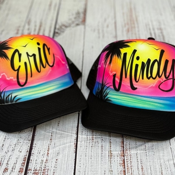 Airbrush Beach Scene - Etsy