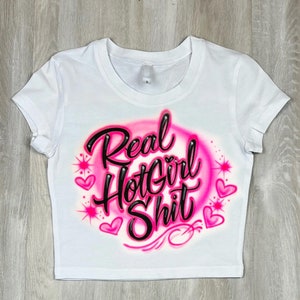 Personalized Airbrush Crop Top Airbrush Hoodie Airbrush T Shirt - Etsy