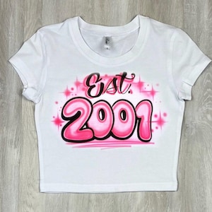 Personalized Airbrush Crop Top Airbrush Hoodie Airbrush T Shirt - Etsy