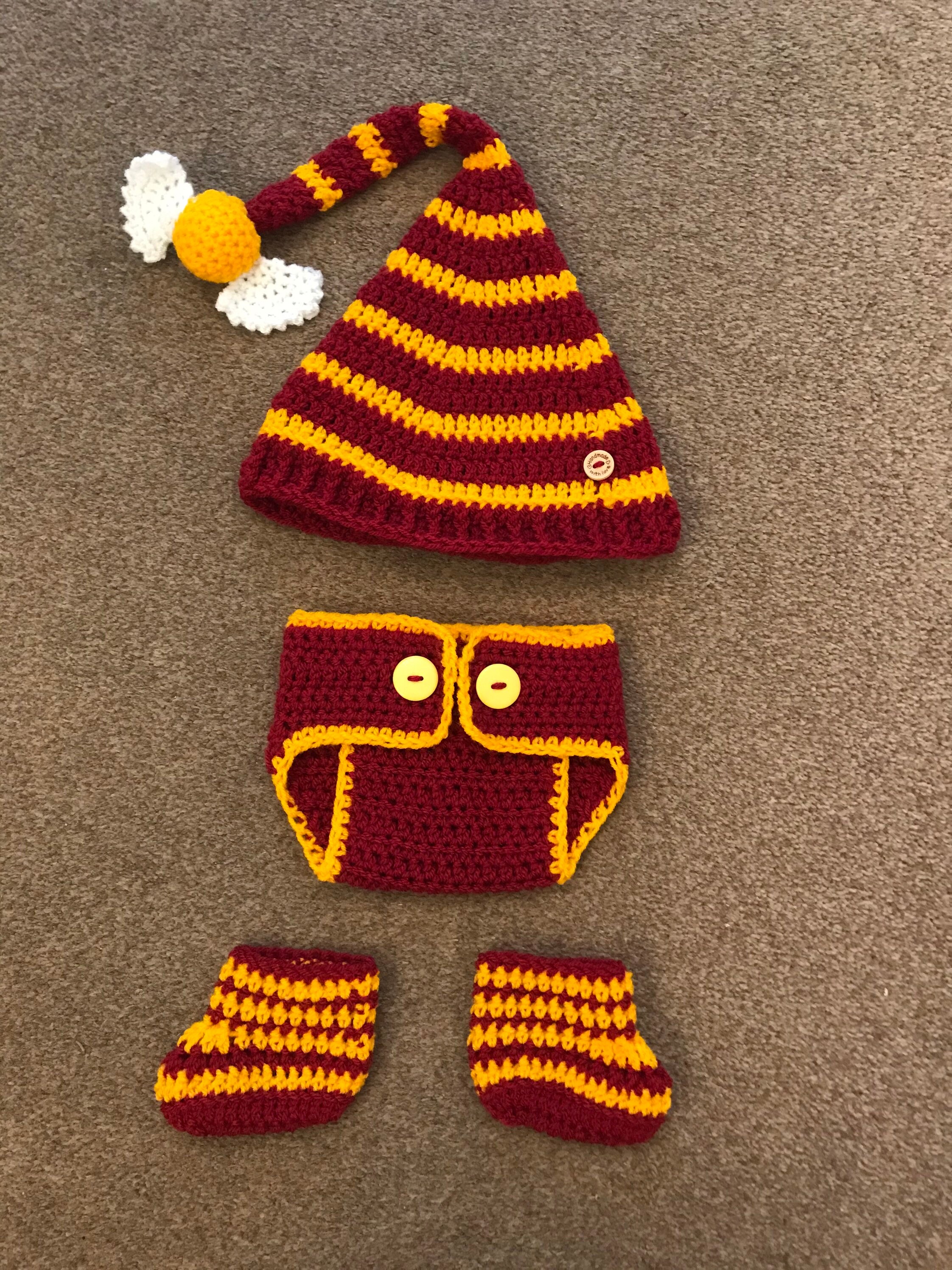 Baby Wizard Clothes Set includes, Hat, Booties and Nappy Cover - Etsy