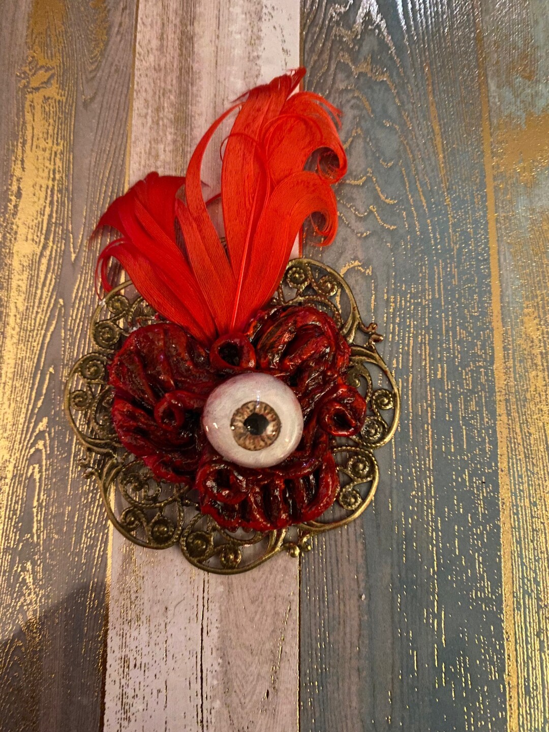 A Clockwork Orange - Red Kroovy Eyeball Necklace - Etsy