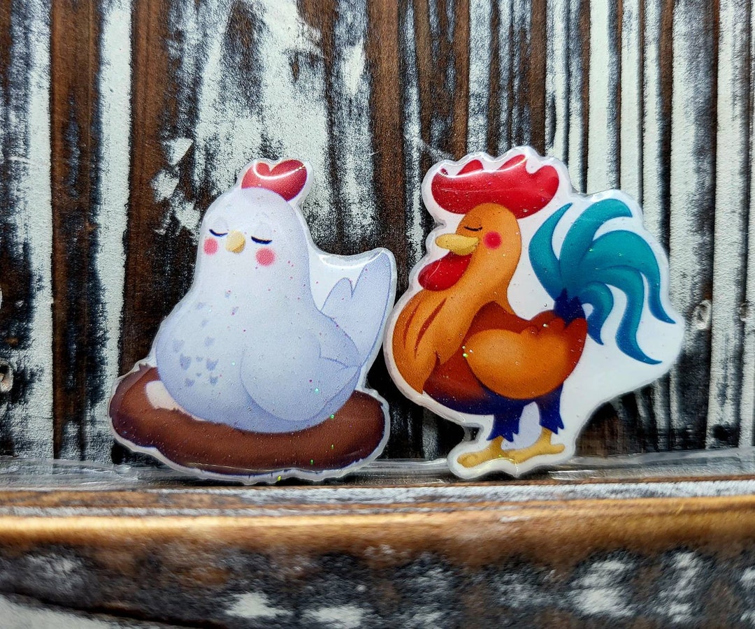 Hen and Rooster Xray Marker Set - Etsy