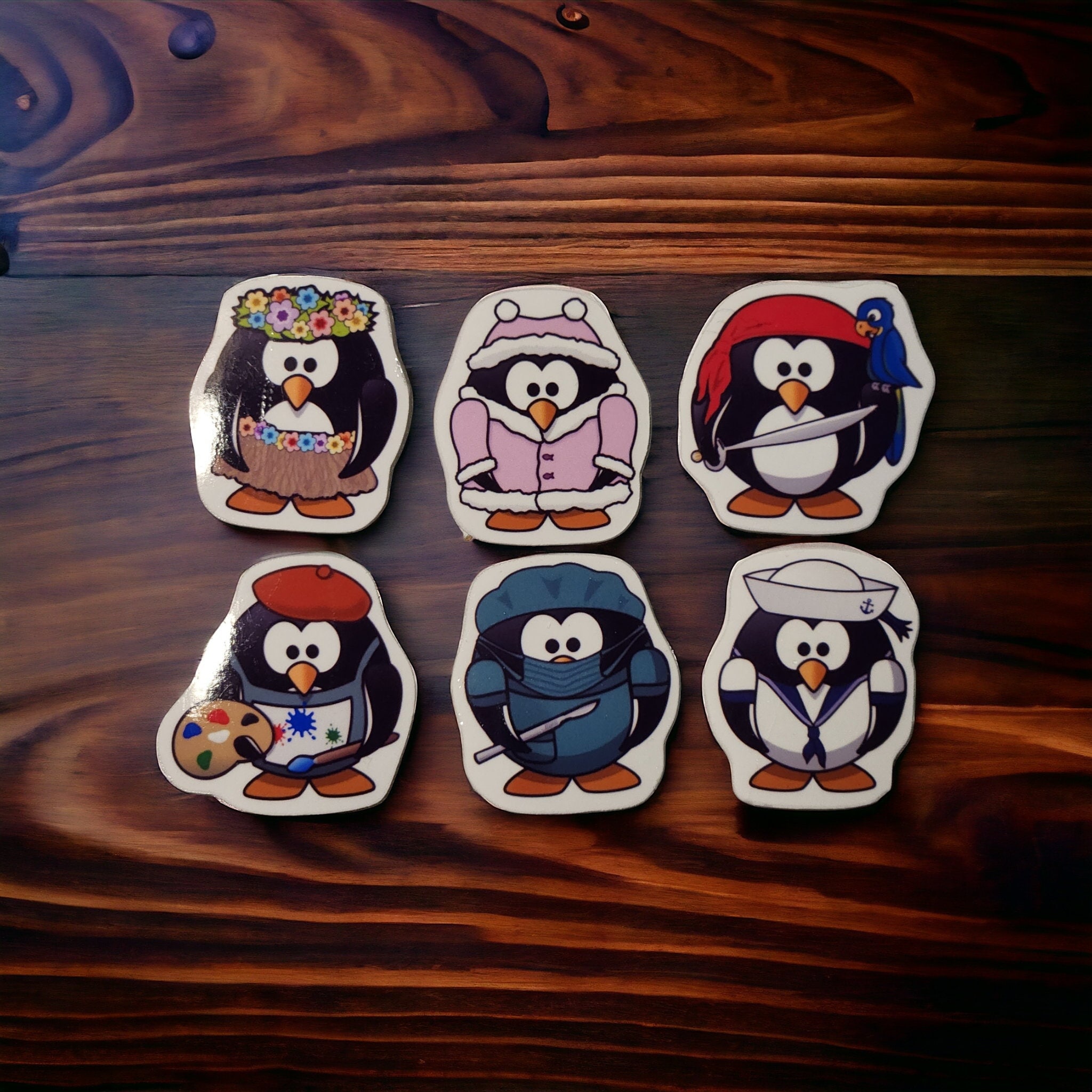 Penguin Xray Markers Set of 2 - Etsy