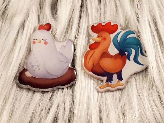 Hen and Rooster Xray Marker Set | Etsy