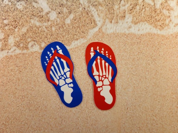 Skeleton Flip Flop Xray Marker Set - Etsy