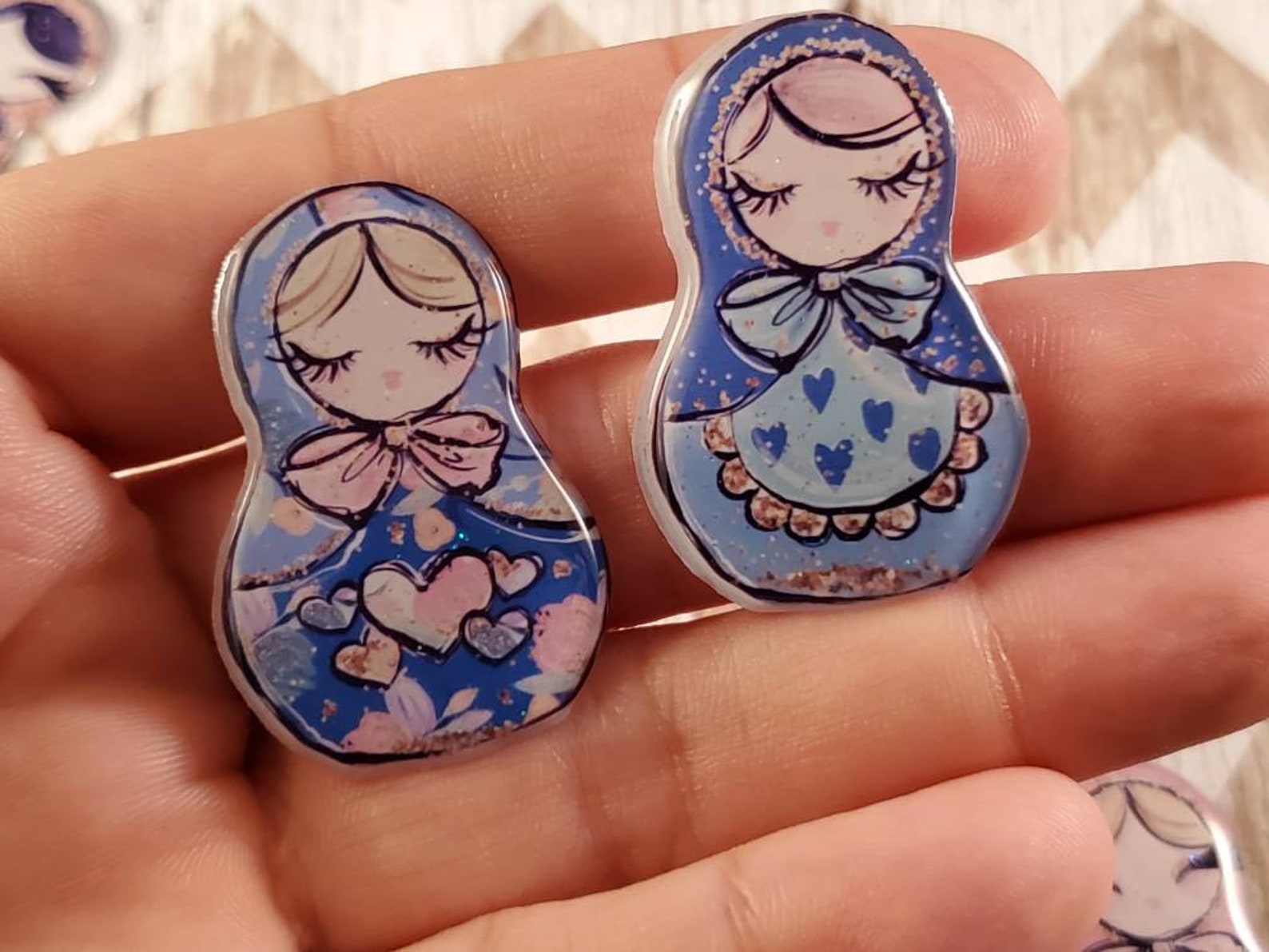 Matryoshka Nesting Doll Xray Marker Set of 2 Markers - Etsy