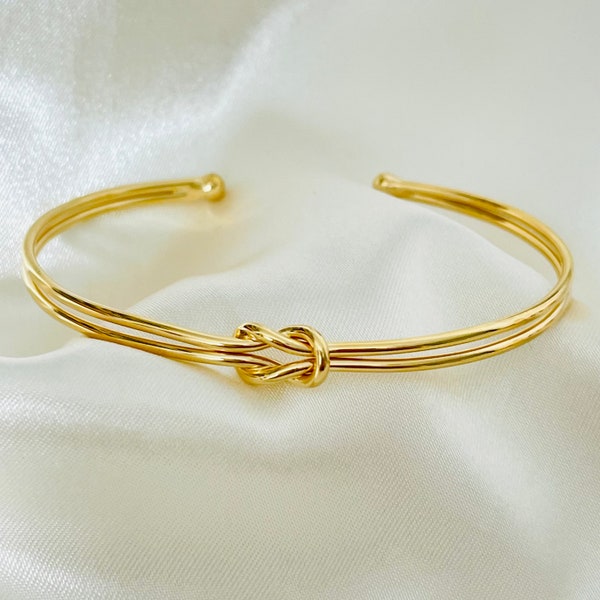 Gold Knot Bracelet - Etsy