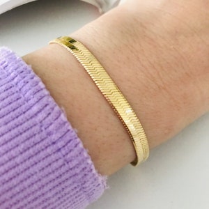 Stack Bracelet, Whisper Braceletgold Filled Bracelet, Chunky Paperclip Bracelet, Gold Chain ...