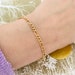 Stack Bracelet, Whisper Braceletgold Filled Bracelet, Chunky Paperclip Bracelet, Gold Chain ...