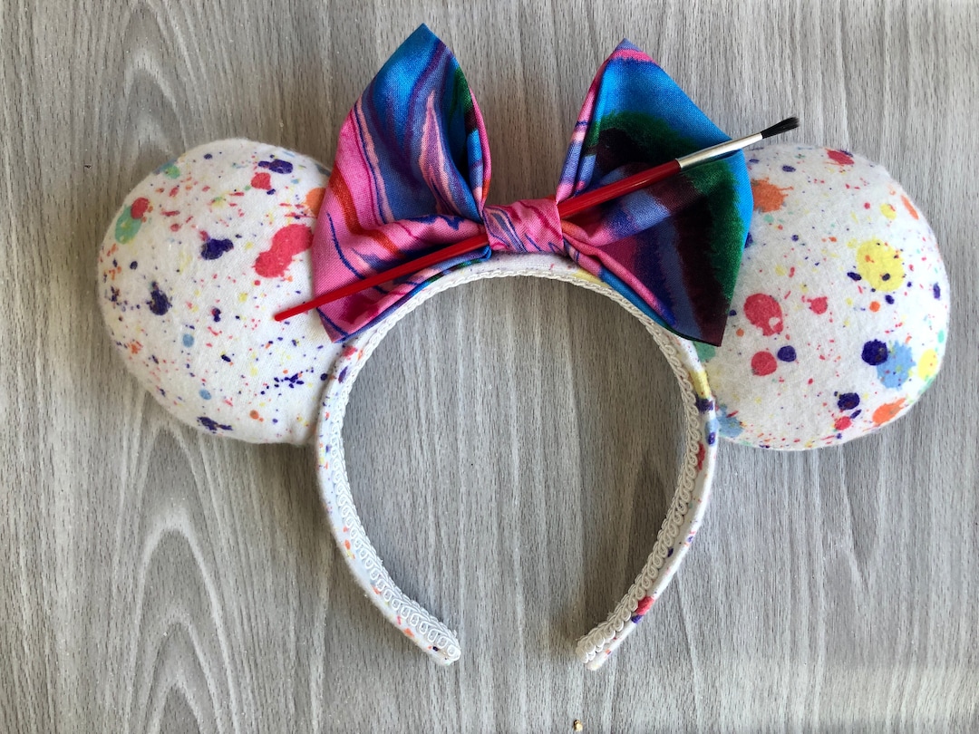 Artist Paint Splatter Mouse Ears - Etsy