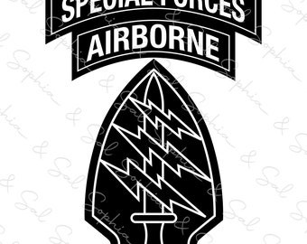 Us Army Special Forces Svg | Etsy