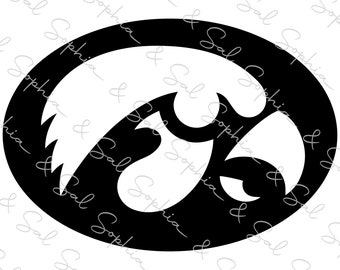 Iowa Hawkeye Embroidery Design | Etsy