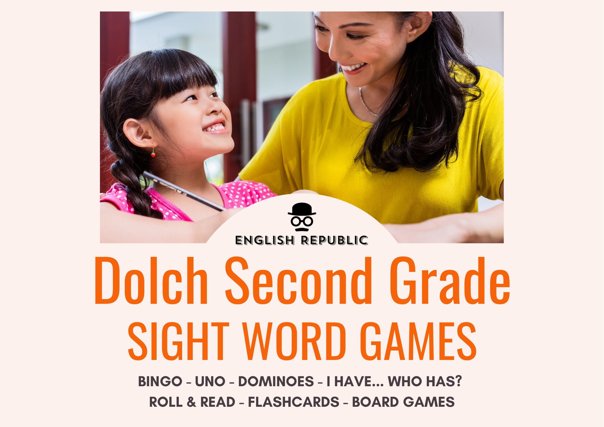 Dolch Second Grade Sight Word Bingo Flashcards Dominoes - Etsy