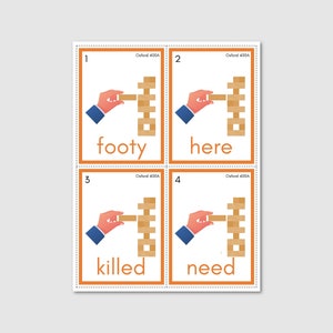 Oxford 400 Sight Word Bingo, Flashcards, Dominoes, UNO, Jenga, Checkers ...