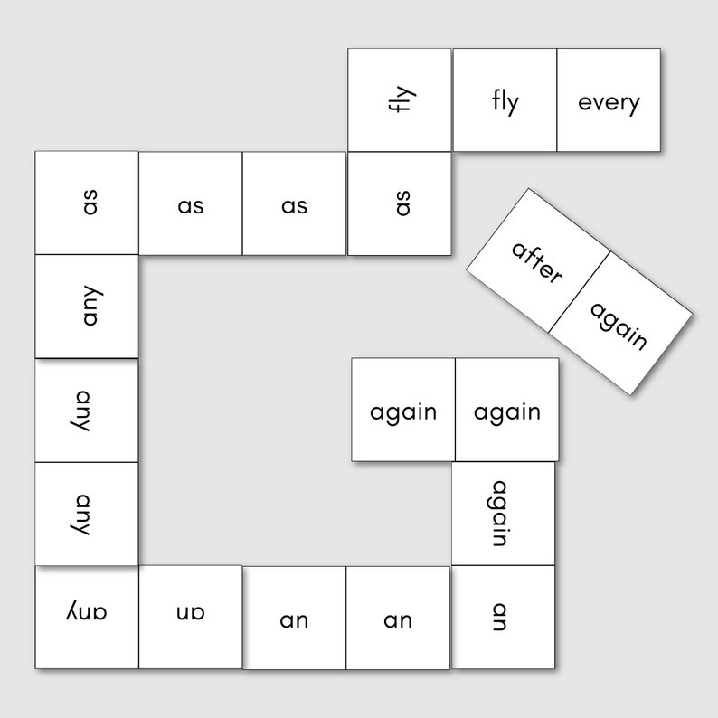 Dolch First Grade Sight Word Bingo Flashcards Dominoes UNO - Etsy