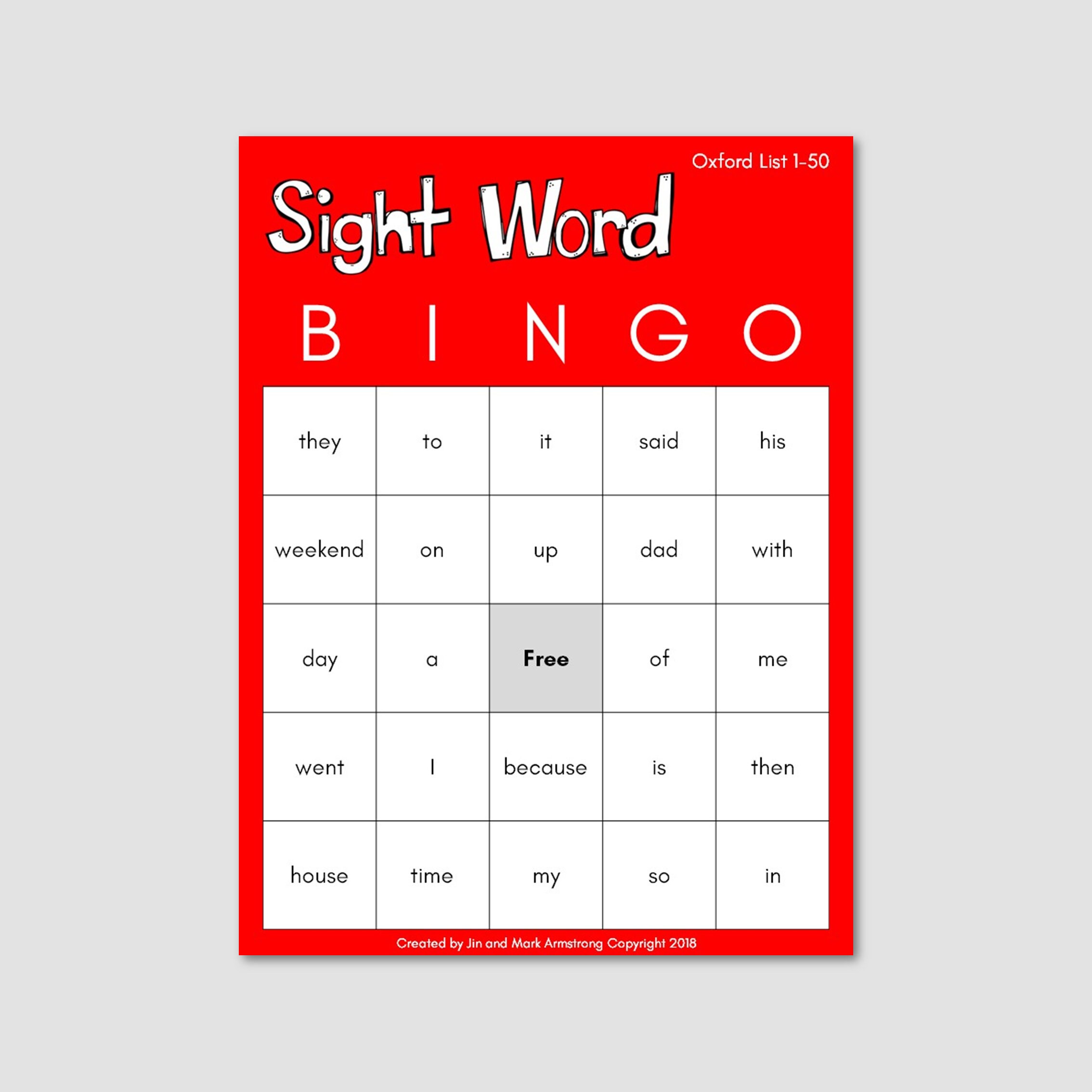 Oxford 100 Sight Word Bingo Flashcards Dominoes UNO Jenga - Etsy