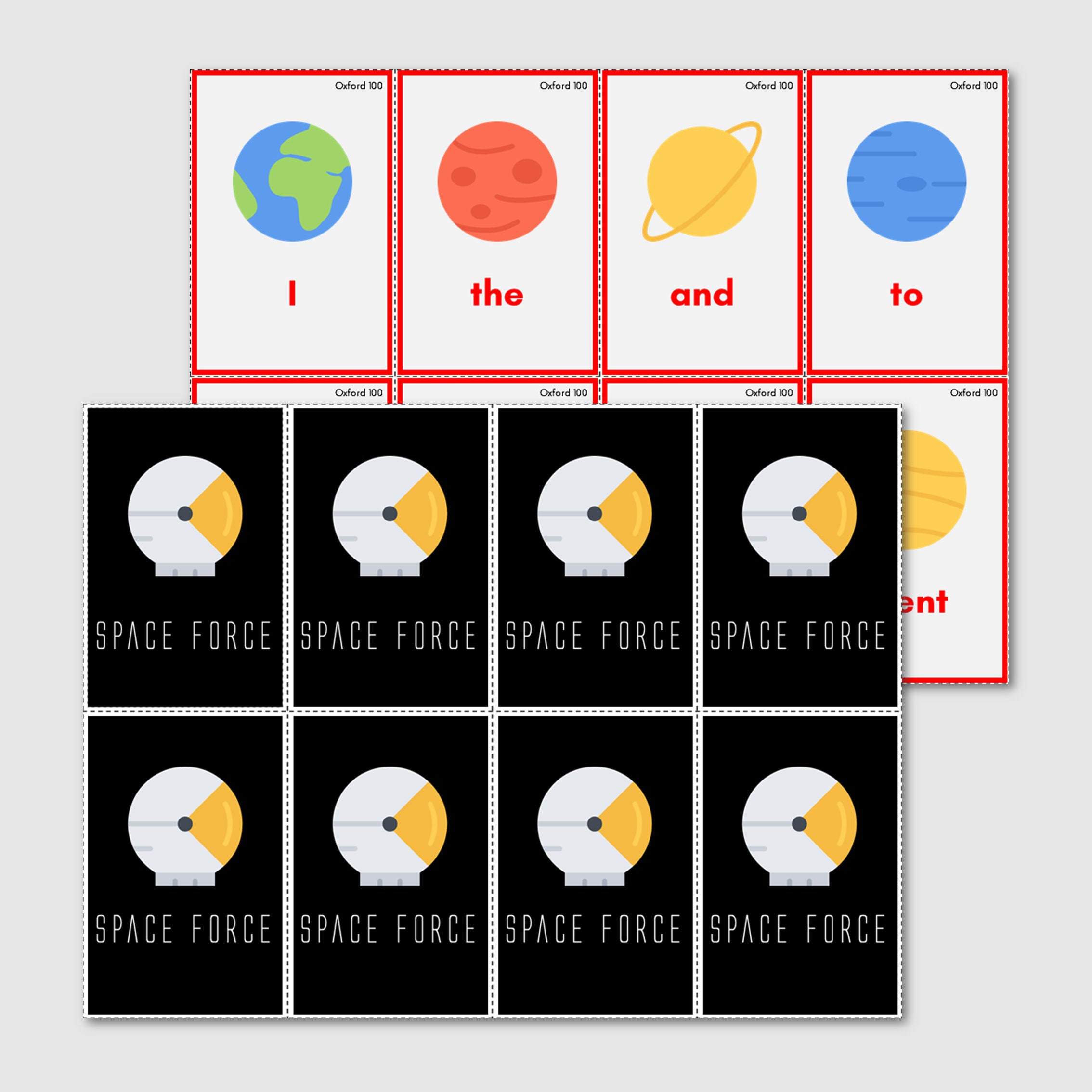 Oxford 100 Sight Word Bingo Flashcards Dominoes UNO Jenga - Etsy