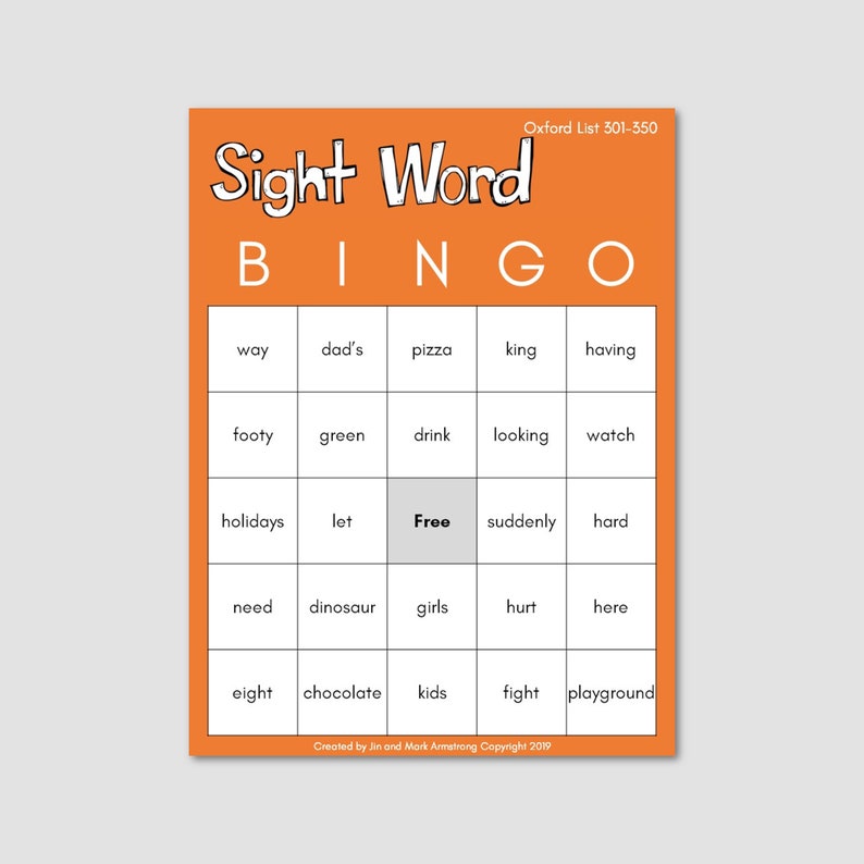 Oxford 400 Sight Word Bingo, Flashcards, Dominoes, UNO, Jenga, Checkers ...