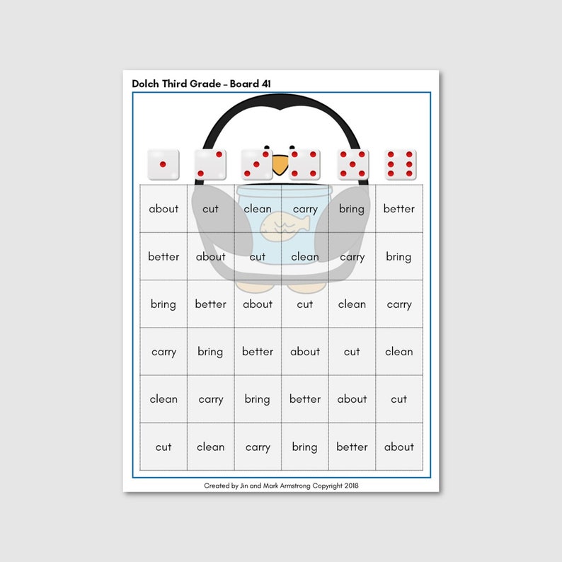 Dolch Third Grade Sight Word Bingo, Flashcards, Dominoes, UNO, Jenga ...