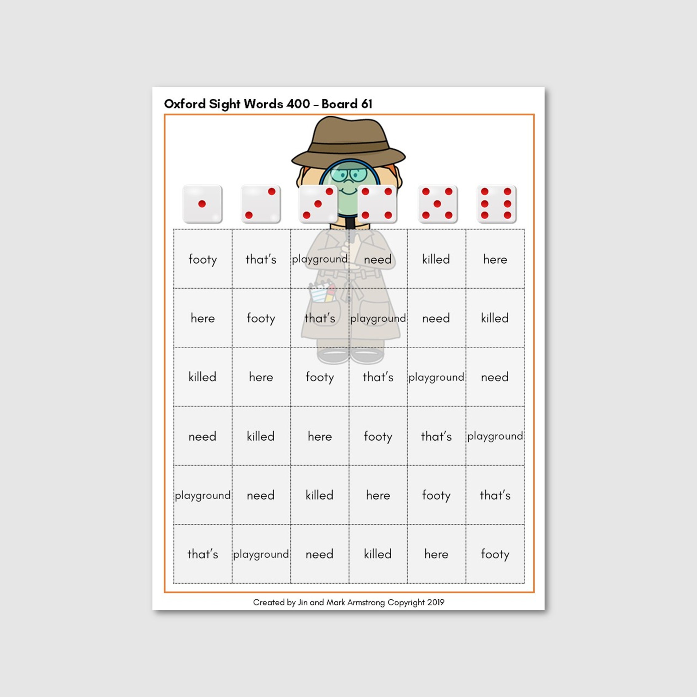 Oxford 400 Sight Word Bingo, Flashcards, Dominoes, UNO, Jenga, Checkers ...