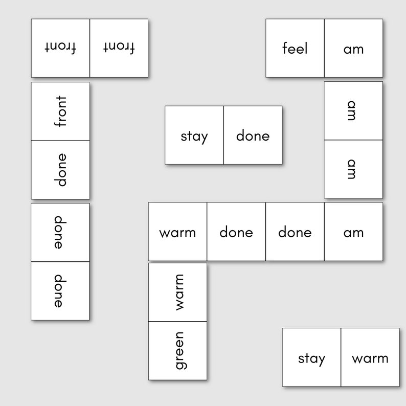 Fry 500 Sight Word Bingo Flashcards Dominoes UNO Jenga | Etsy
