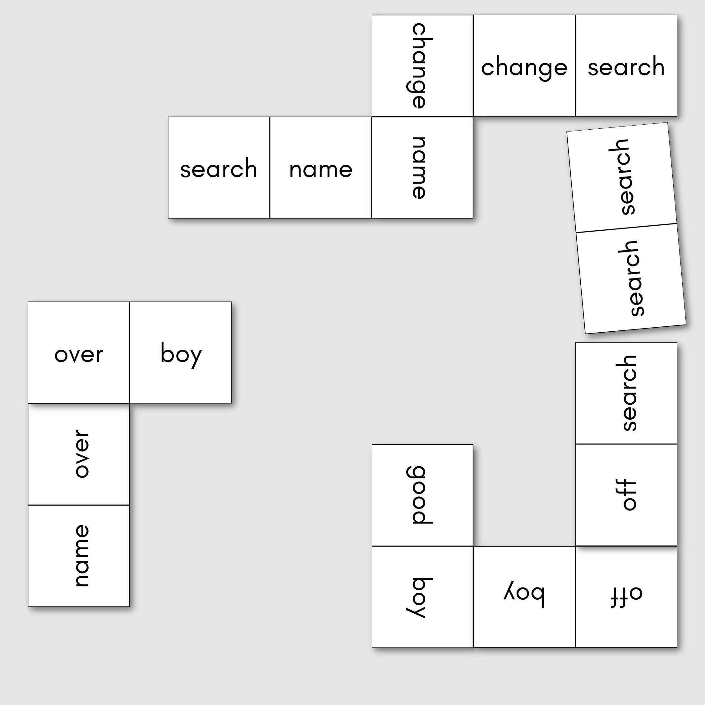 Fry 200 Sight Word Bingo, Flashcards, Dominoes, UNO, Jenga, Checkers ...