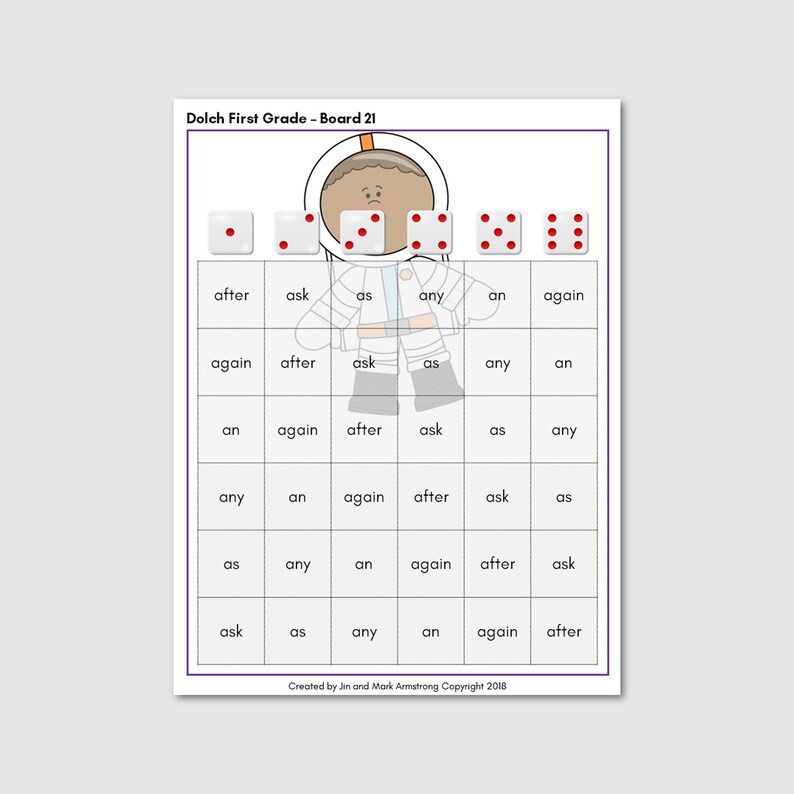 Dolch First Grade Sight Word Bingo Flashcards Dominoes UNO | Etsy