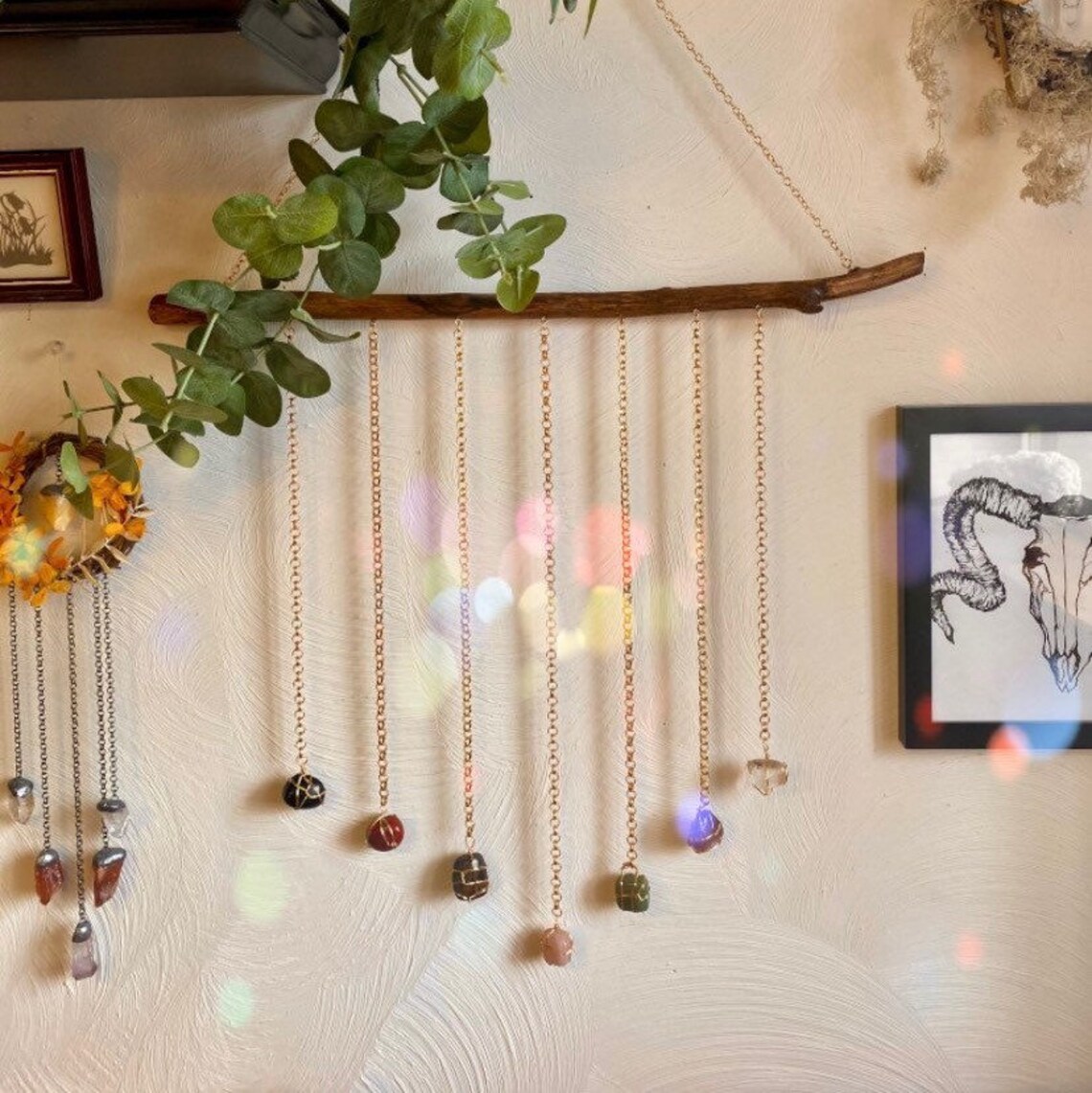 Crystal Chakra Healing Wall Hanging - Etsy